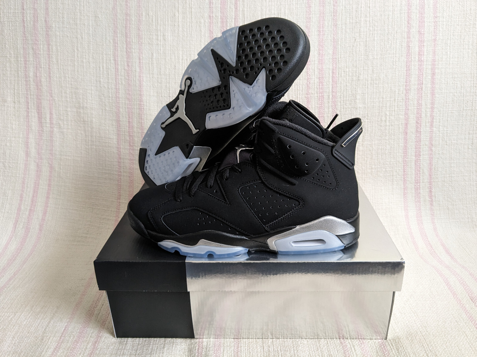 Air Jordan 6 Retro Chrome Black Silver AJ6 AJVI DX2836 001 Air Jordan 6 Retro Chrome Black Silver AJ6 AJVI DX2836 001