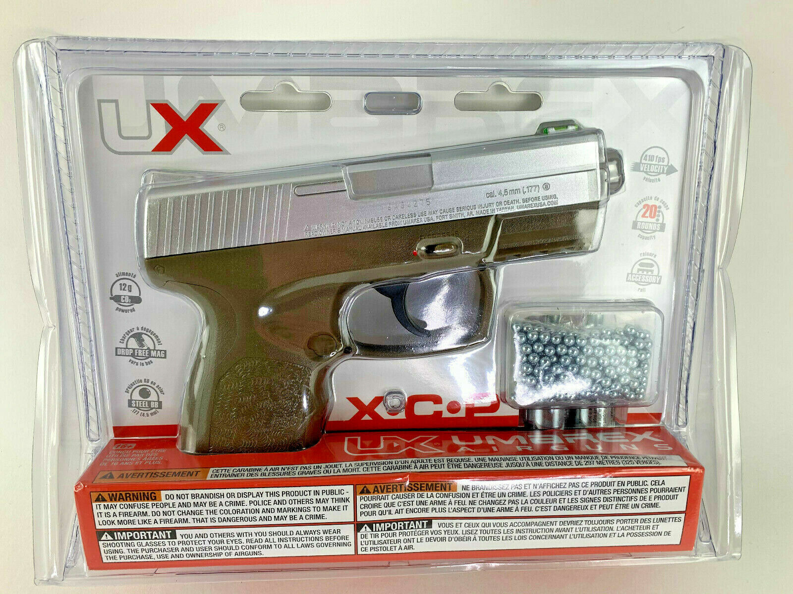 NEW Umarex XCP Semi-Automatic BB GUN AIR PISTOL KIT CO2 & BBs Included 410 fps $2,000.00 | Grelly