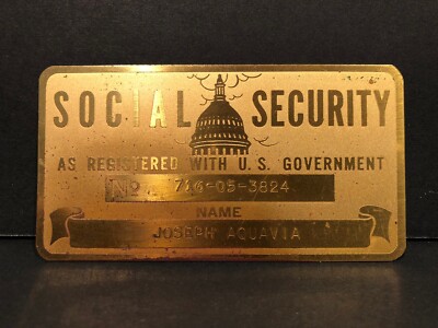 Engraving - Metal Social Security Card