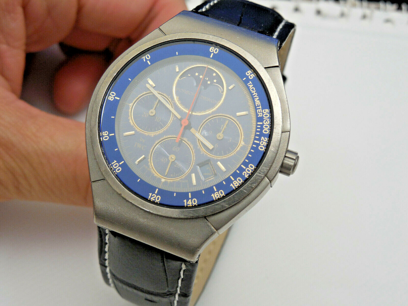 IWC SCHAFFHAUSEN TITANIUM PORSCHE DESIGN CHRONOGRAPH IWC SCHAFFHAUSEN TITANIUM PORSCHE DESIGN CHRONOGRAPH