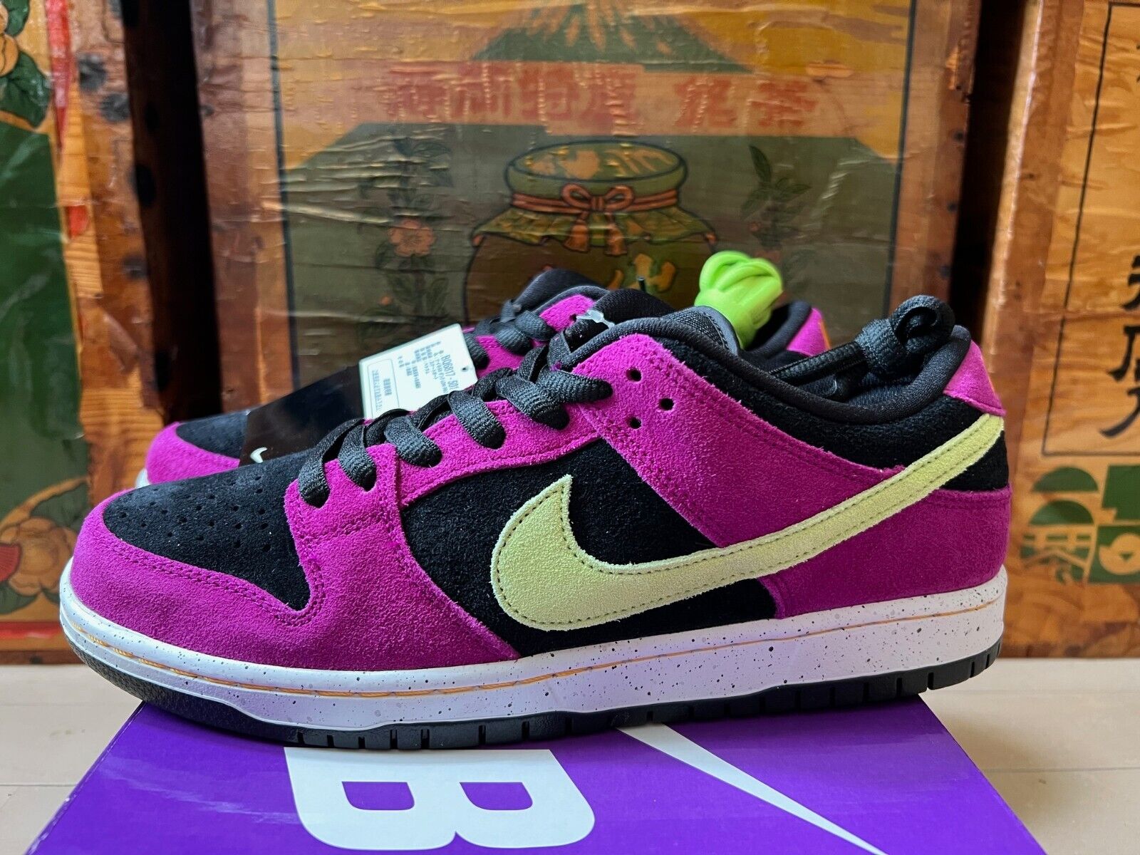 2021 Nike Dunk SB Low Pro ACG Red Plum Citron Green Black 2021 Nike Dunk SB Low Pro ACG Red Plum Citron Green Black