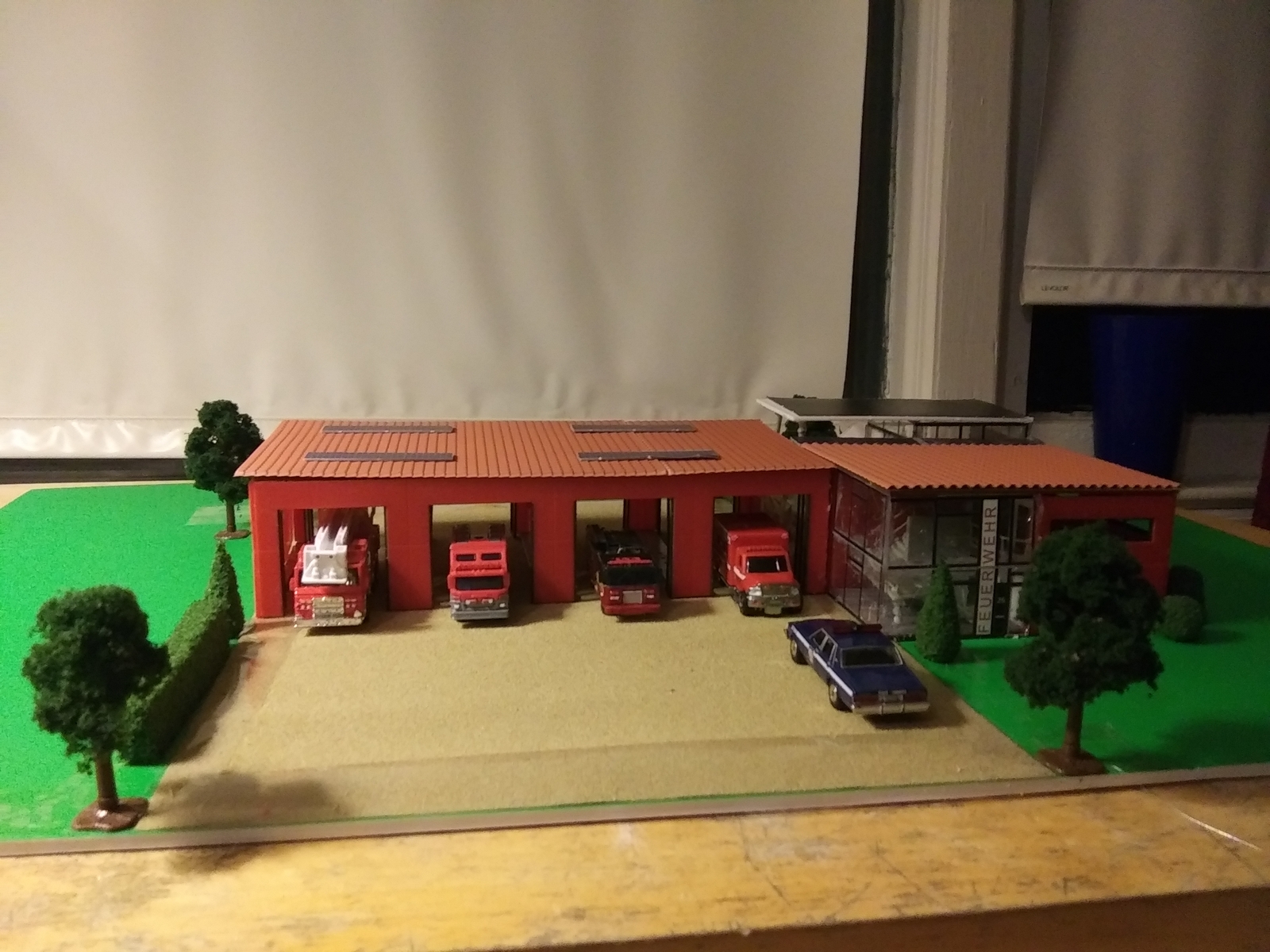 HO Faller MODERN FIRE STATION : Model Building KIT #130160 > SHIPS from ...