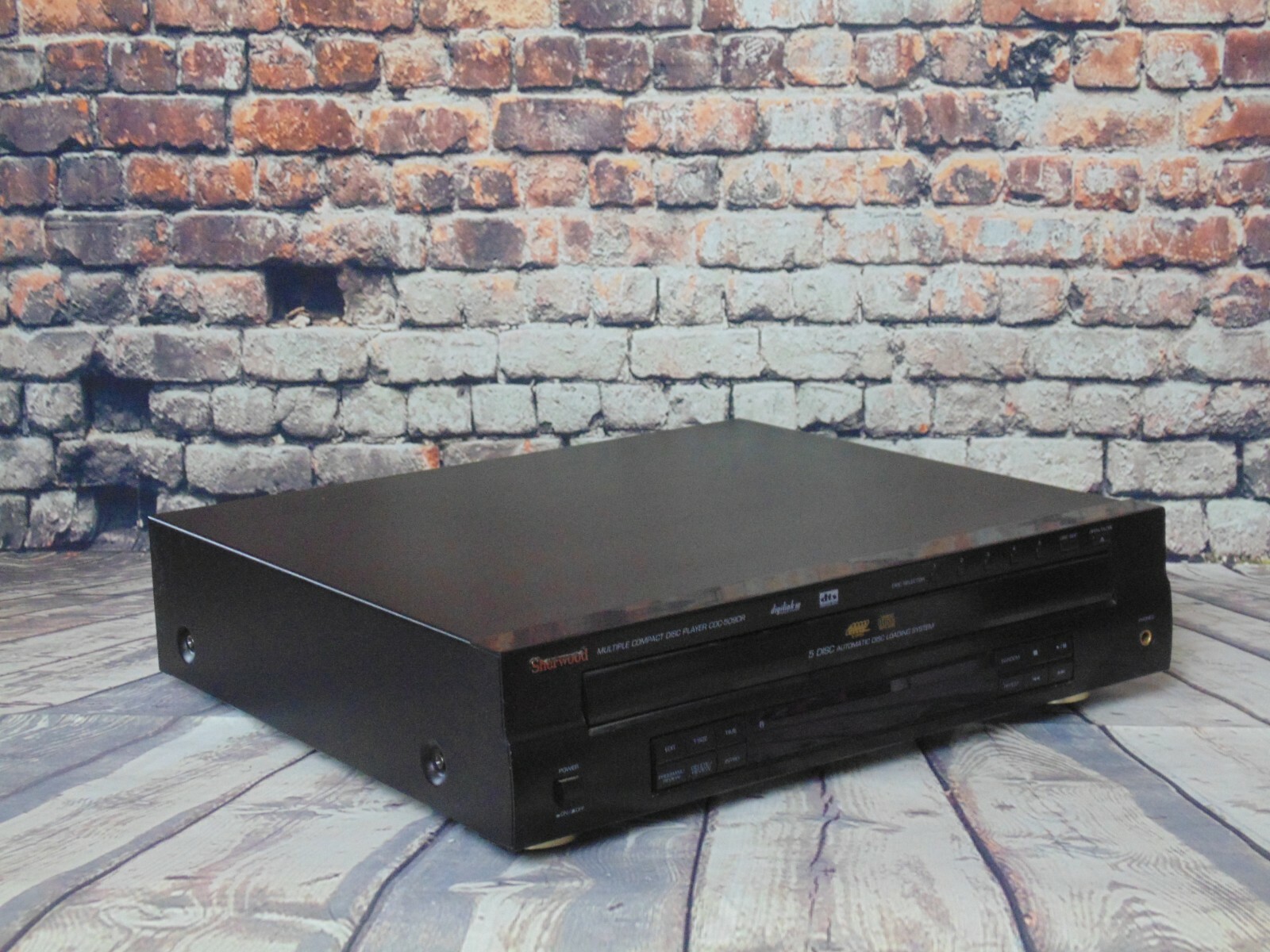 Sherwood Multi Disc 5 CD Player Carousel CDC-5090R Separate Used Working - Hi Fi Equipment