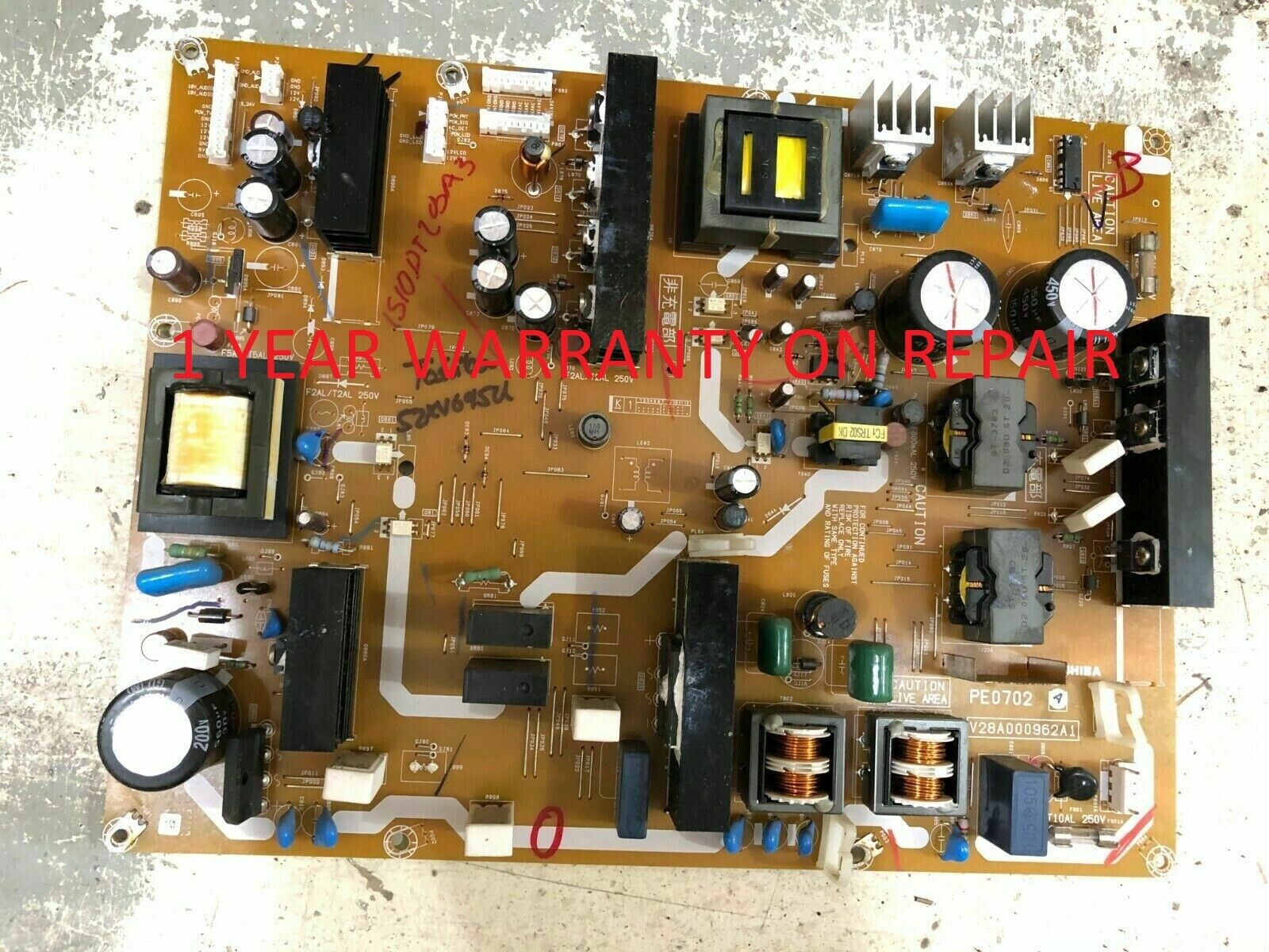 REPAIR SERVICE** Toshiba 52XV645U 55ZV650U 52XV648U Power REPAIR SERVICE** Toshiba 52XV645U 55ZV650U 52XV648U Power