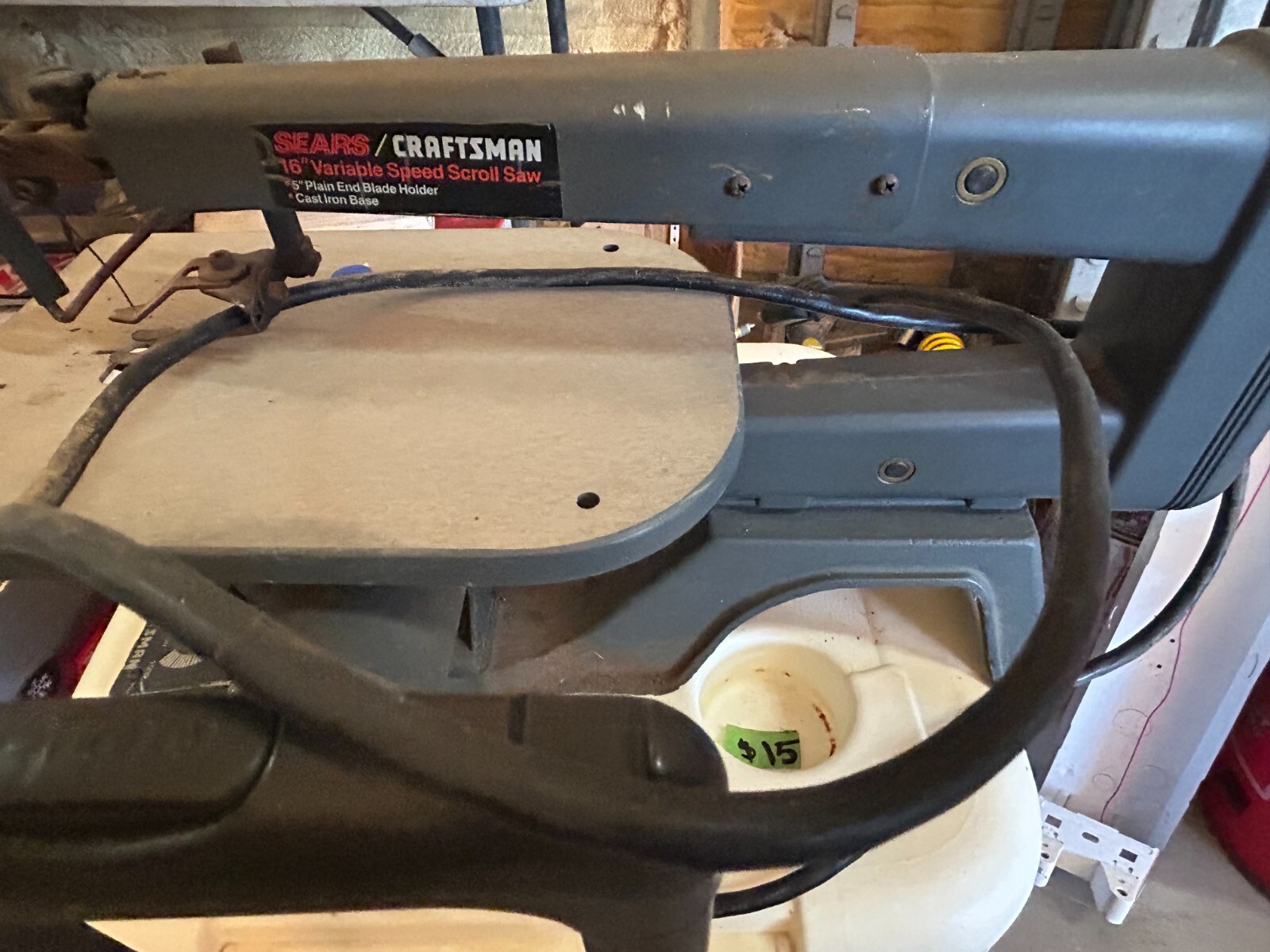Sears craftsman 16 variable speed scroll saw store