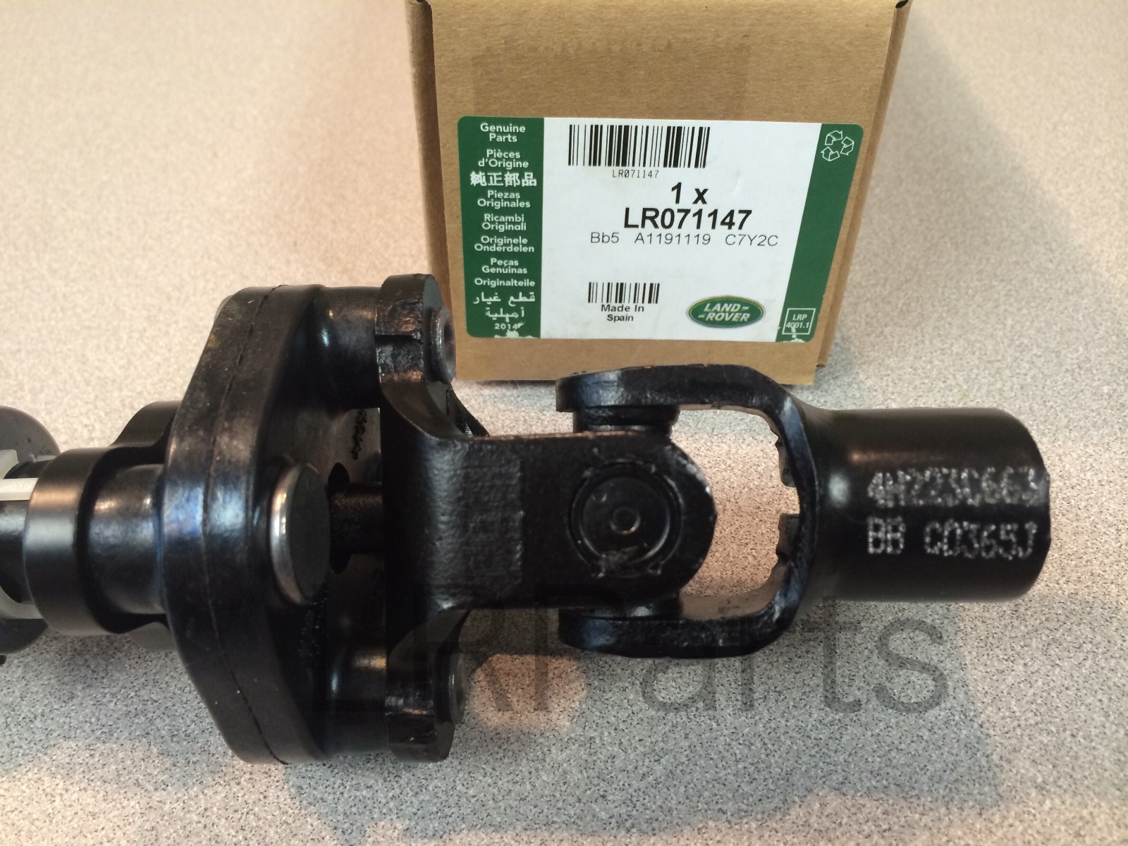 LR4 LR3 RANGE ROVER SPORT LOWER STEERING SHAFT QMN500250 LR071147 ...