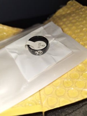 XO RING The Weeknd XO Black stainless steel ring US8# 9# 10# 11# 12# | eBay