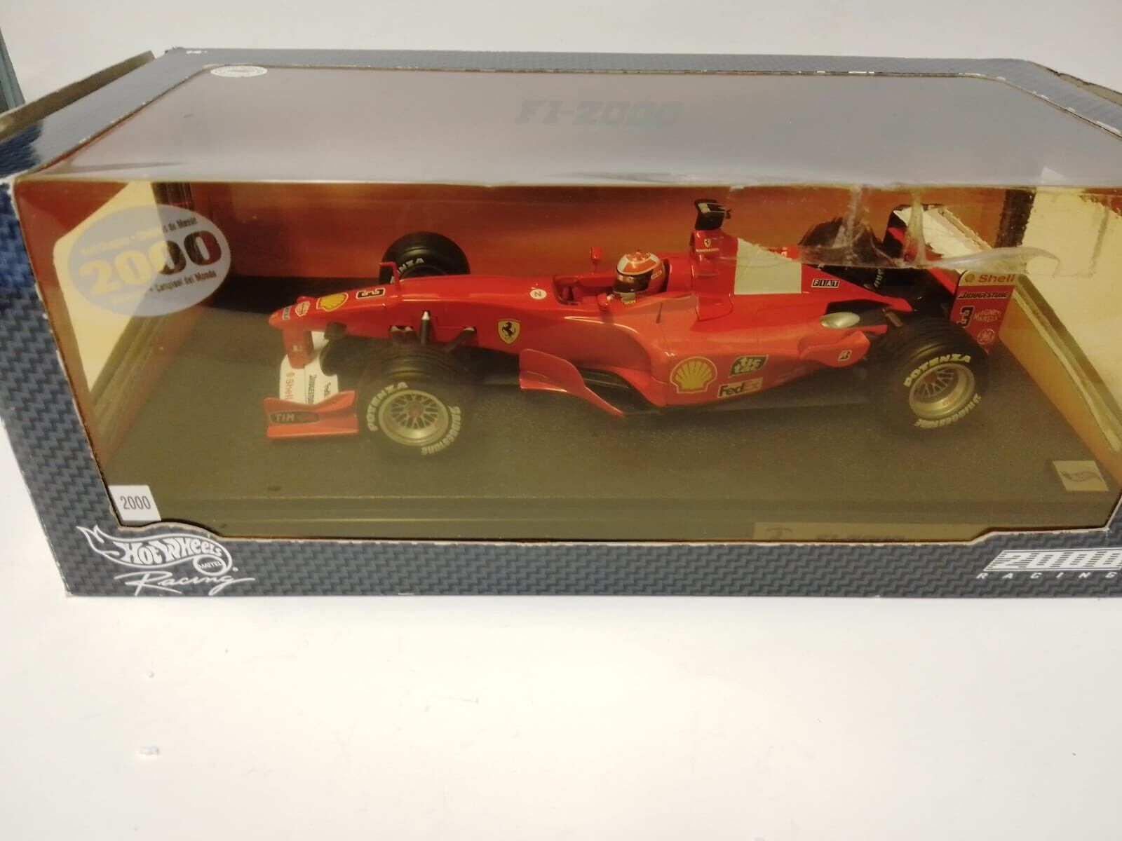 Hot Wheels Ferrari F1-2000 #3 Michael Schumacher World Hot Wheels Ferrari F1-2000 #3 Michael Schumacher World