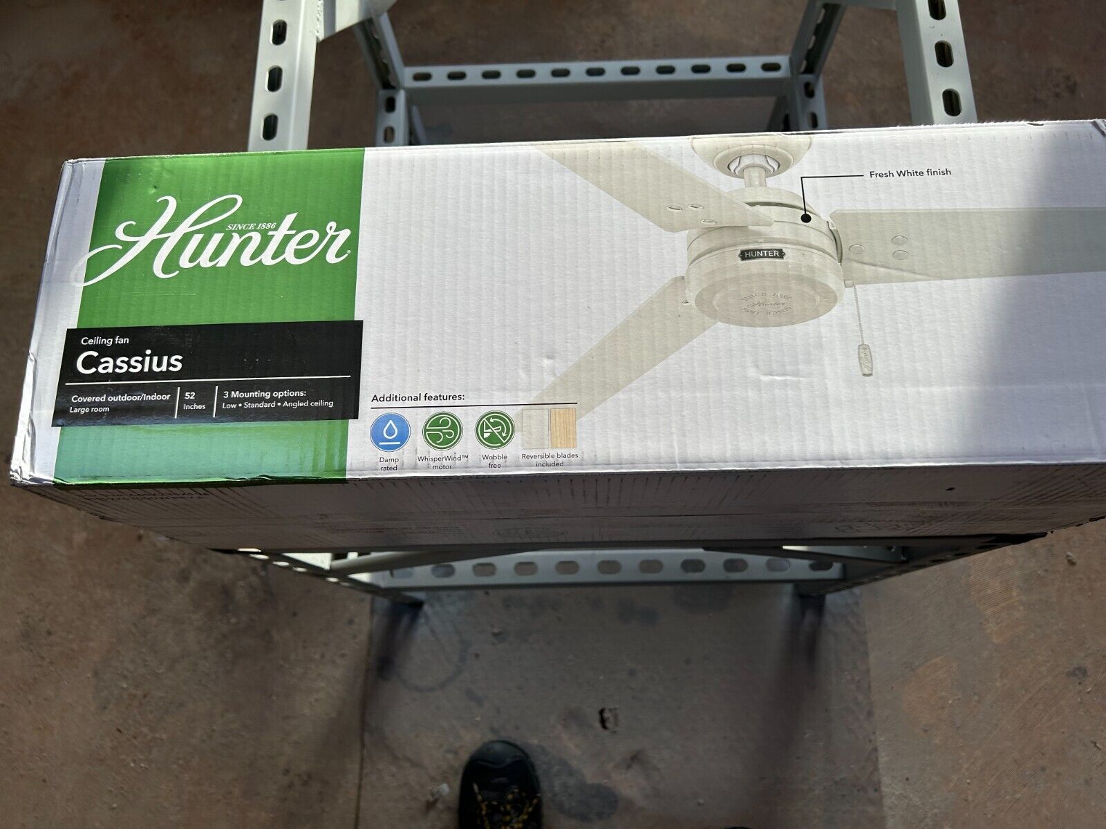 Hunter 59263 52 inch Indoor Ceiling Fan - White 49694592637 Hunter 59263 52 inch Indoor Ceiling Fan - White 49694592637