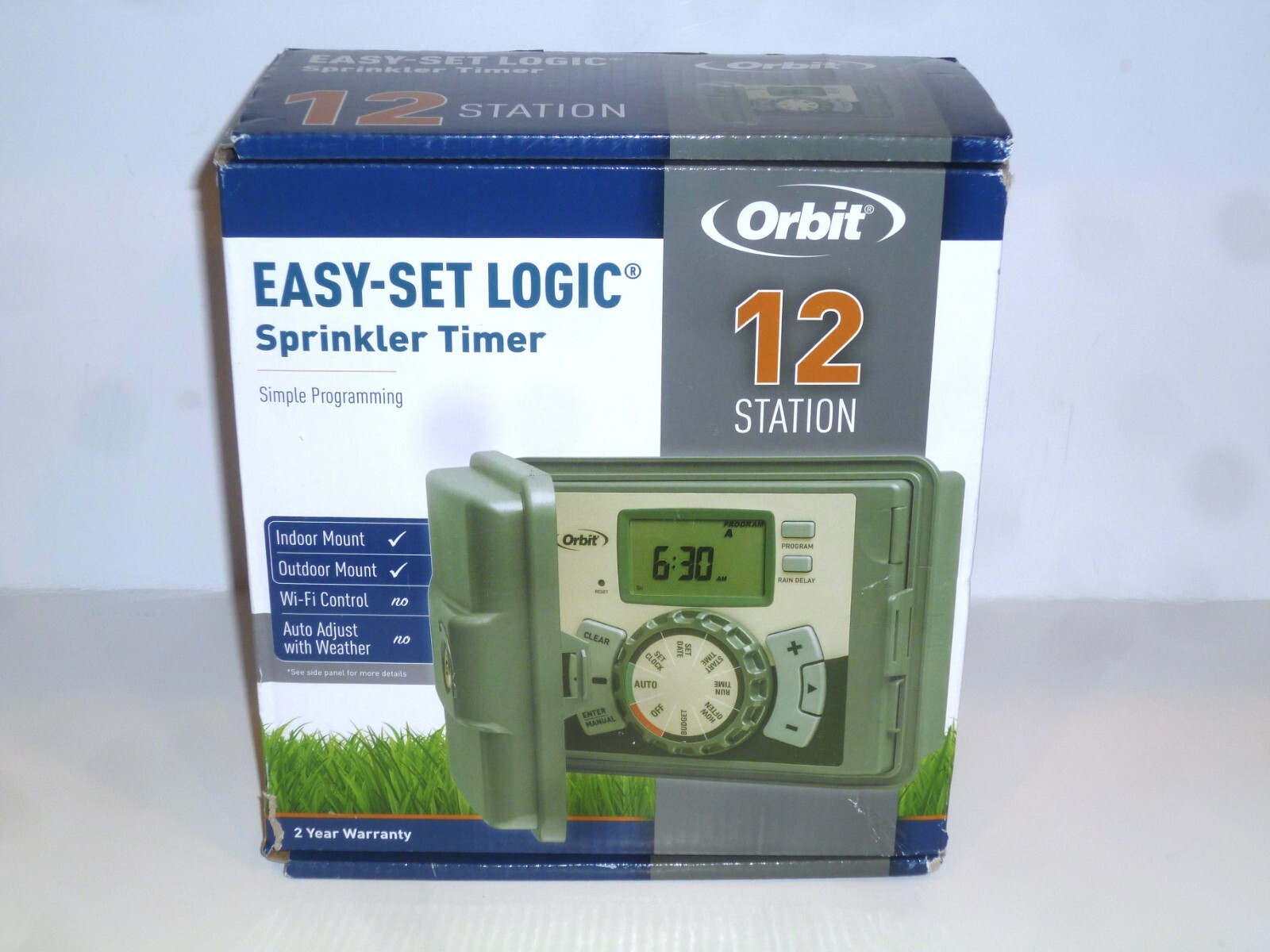 Orbit 12 Station Easy-Set Logic Indoor/Outdoor Sprinkler Irrigati