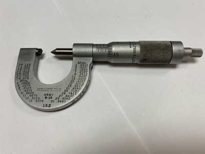 Micrometers - Brown Sharp Micrometer