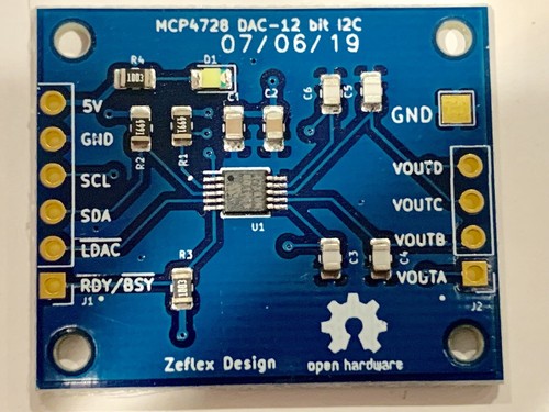 12-Bit Voltage Output DAC with Four Buffered Output Based On MCP4728 ChipのeBay公認海外通販｜セカイモン