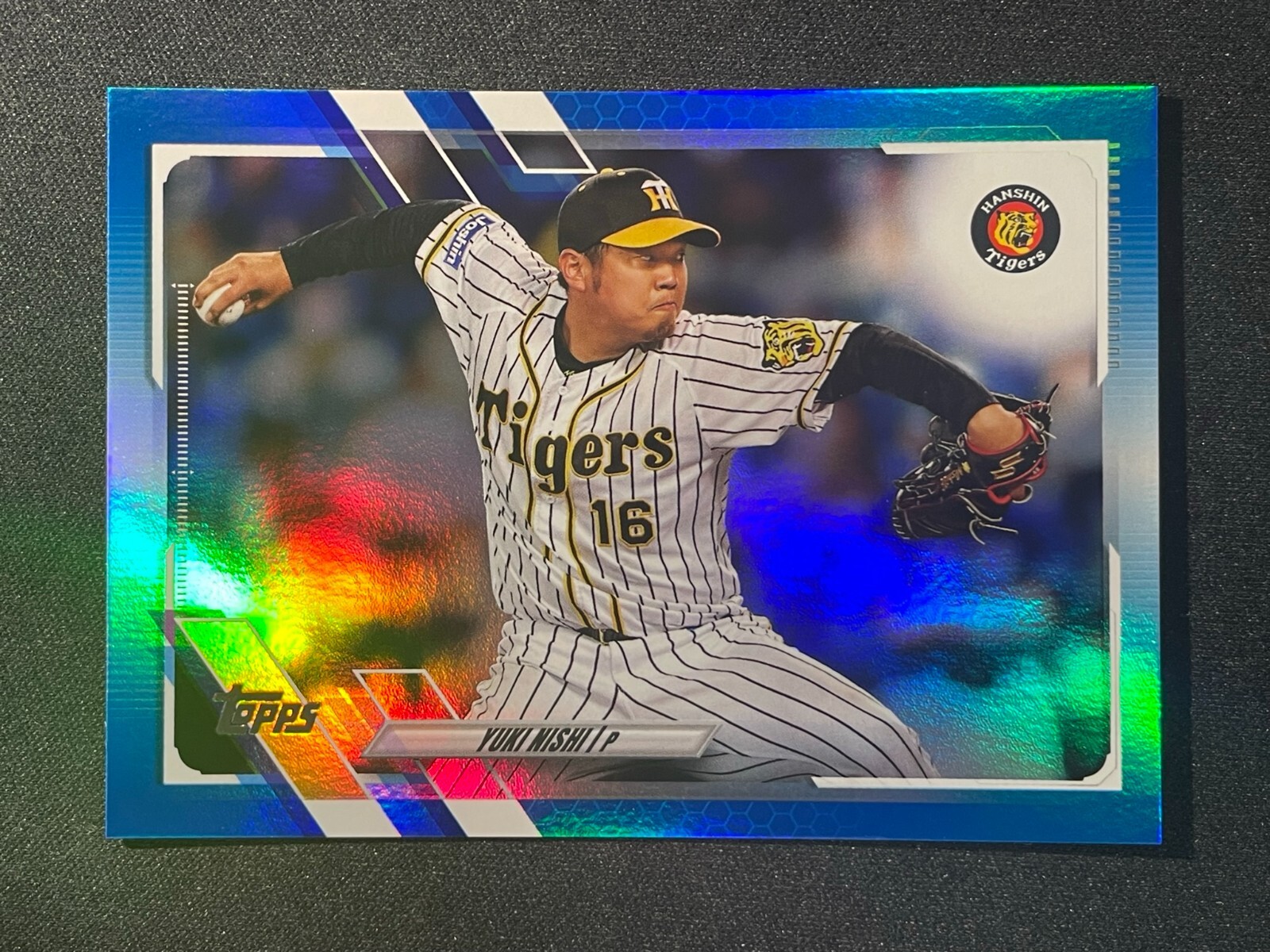 Yuki Nishi - 2021 Topps NPB #53 - BLUE FOIL - SP SN /50 Yuki Nishi - 2021 Topps NPB #53 - BLUE FOIL - SP SN /50