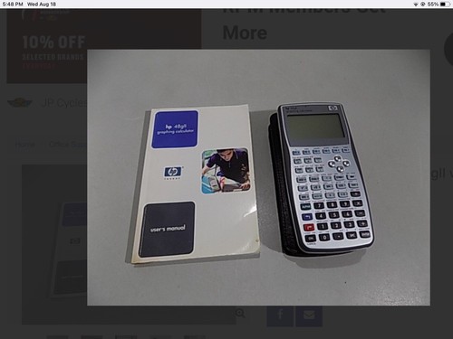 HP 48GII Graphing Calculator w/ Manual Book + cordのeBay公認海外通販｜セカイモン