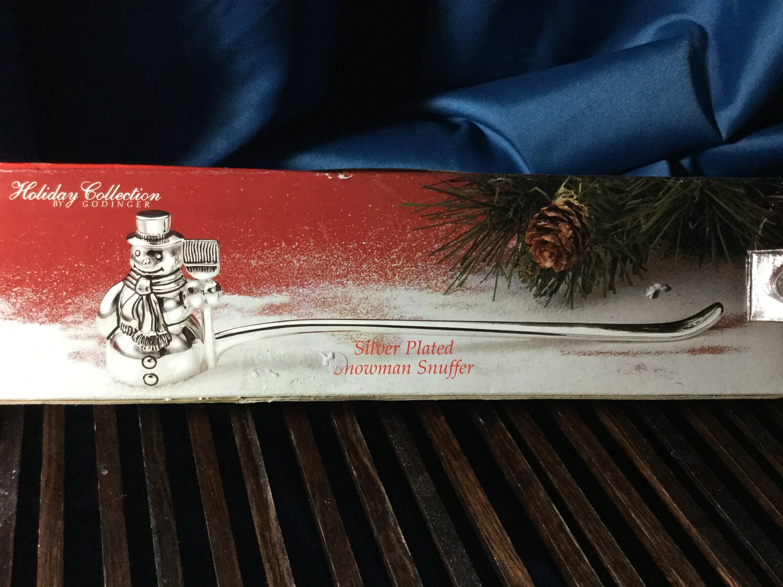 GODINGER SILVER ART CO. NO 6983 SNOWMAN CANDLE SNUFFER GODINGER SILVER ART CO. NO 6983 SNOWMAN CANDLE SNUFFER
