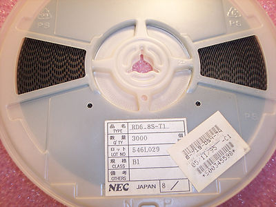 QTY (3000) RD6.8S-T1 NEC 2 PIN SUPER MINI MOLD 6.8V 200mW ZENER DIODES NOS のeBay公認海外通販｜セカイモン