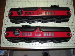 WANTED - Poly 318 Custom Valve Covers | For C Bodies Only Classic Mopar ...