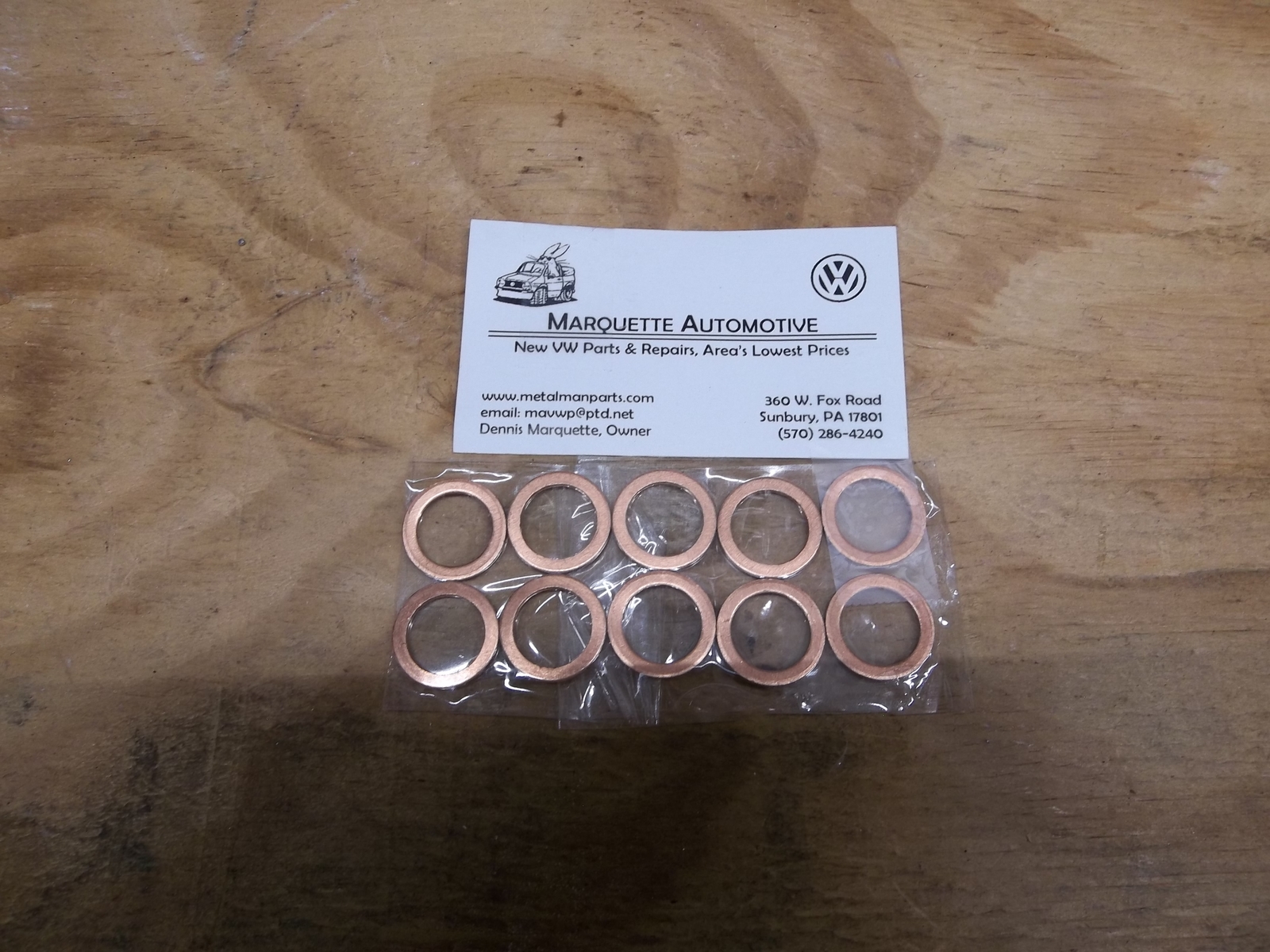 VW AUDI OIL DRAIN PLUG SEAL CRUSH WASHER X5 MADE IN GERMANY N0138492 ...