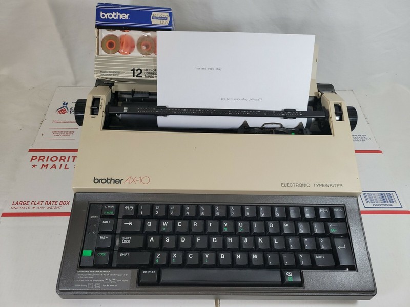 1986 Brother AX-10 on the Typewriter Database