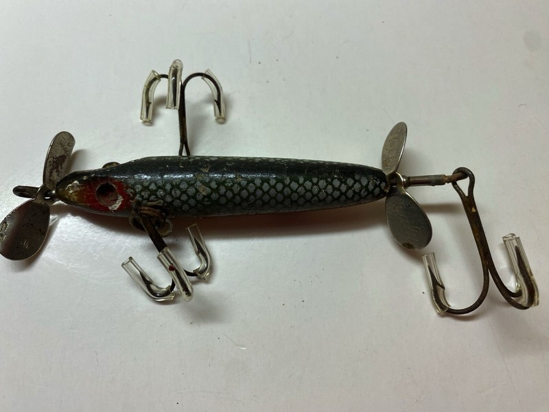 Rare Heddon Stanley Wood Torpedo Side Hooks Fishing Lure - VINTAGEのeBay ...