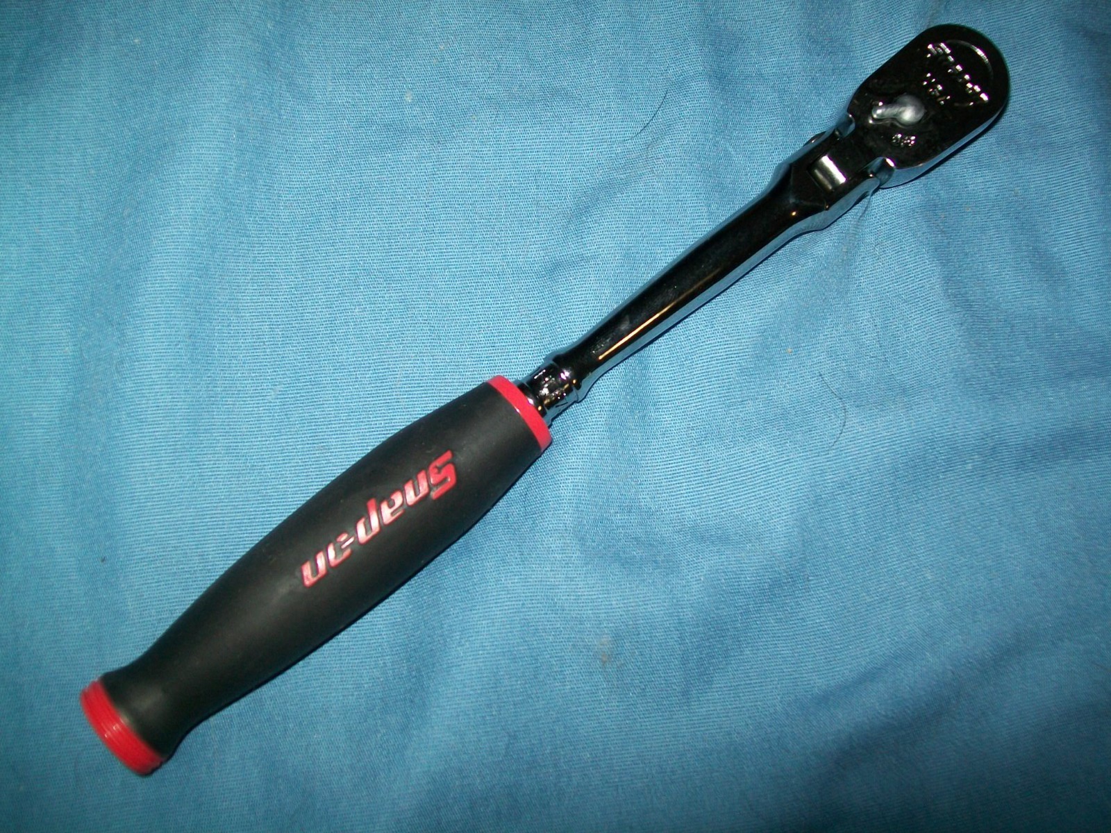 new-snap-on-1-4-drive-red-soft-grip-flex-head-ratchet-thlf72-thlf72r
