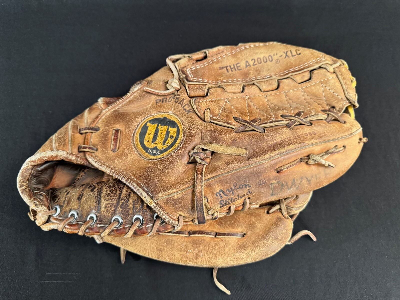 WILSON THE A2000 XLC PRO BACK SNAP ACTION GRIPTITE POCKET WILSON THE A2000 XLC PRO BACK SNAP ACTION GRIPTITE POCKET