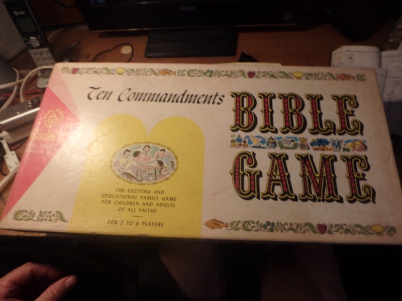 Ten Commandments Bible Game (1960) Board Game – Board Game Guys