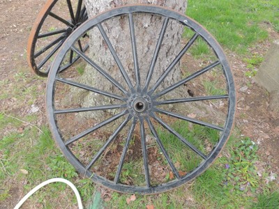 Primitives - Antique Wagon Wheels
