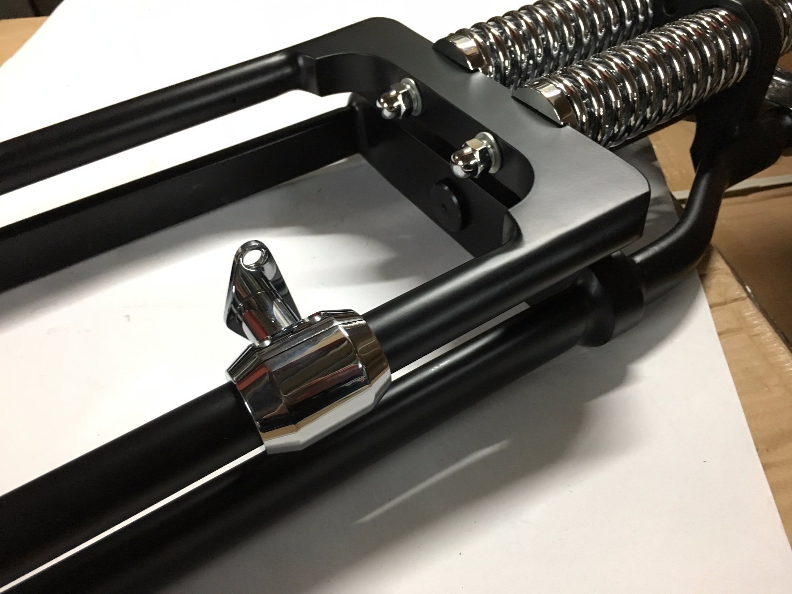 Big Port Springer Front End Fork Mudguard Fender Mounting Bracket Kit ...