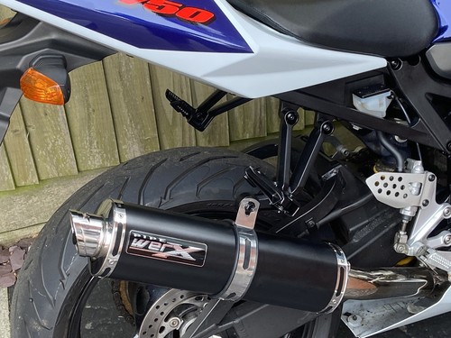 Suzuki GSXR 600 K6 K7 Carbon Fibre GP, Stubby Race Exhaust Can. 300 mm Long | eBay