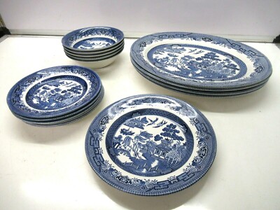 Willow Pattern Dinner Set for sale in UK | View 61 ads