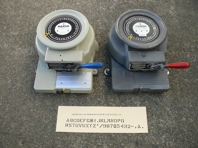 Letter Presses & Die Cutters - Diagraph Stencil