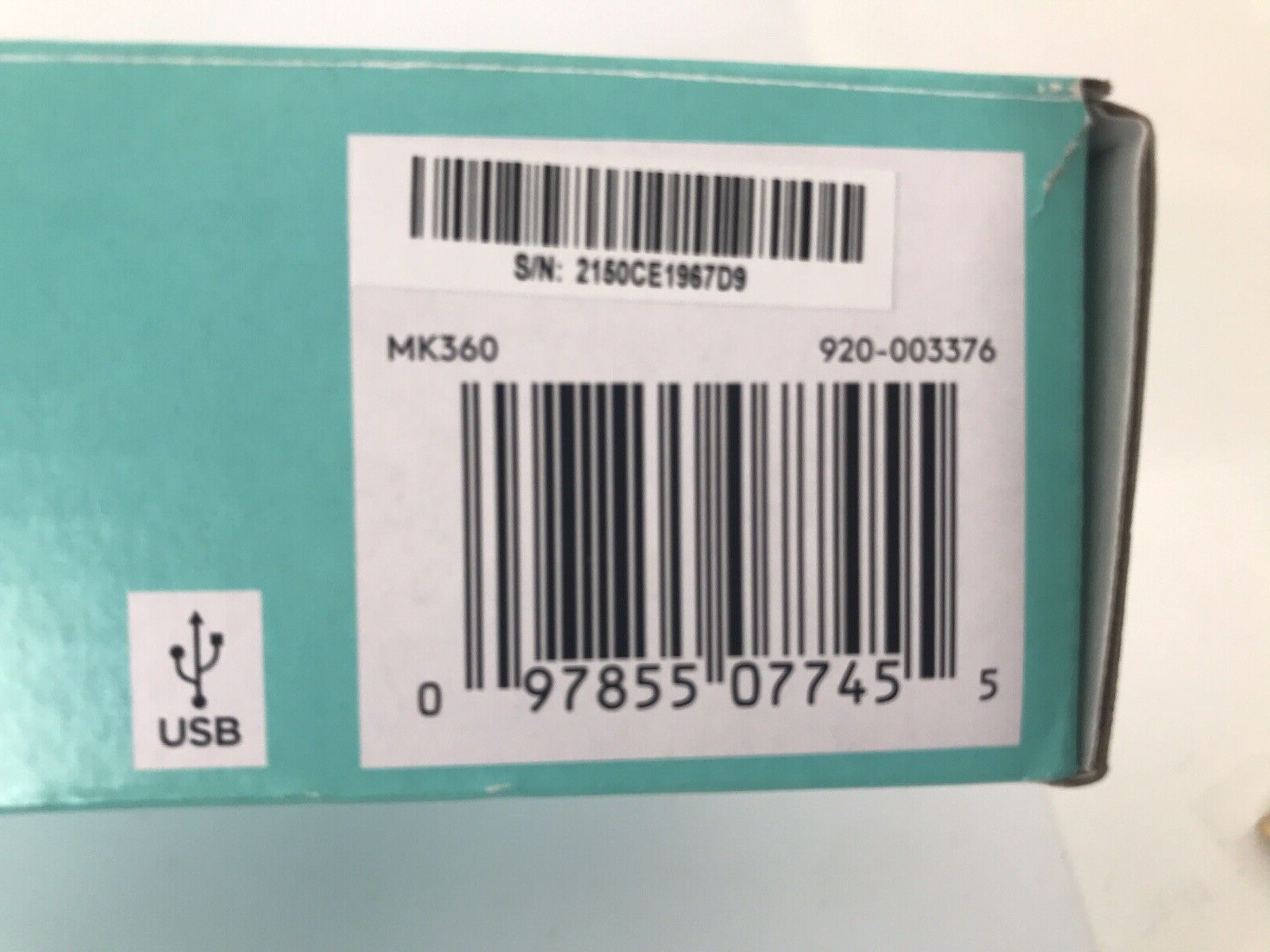 Mouse Combo Logitech Mk360 Compact Slim Wireless Keyboard