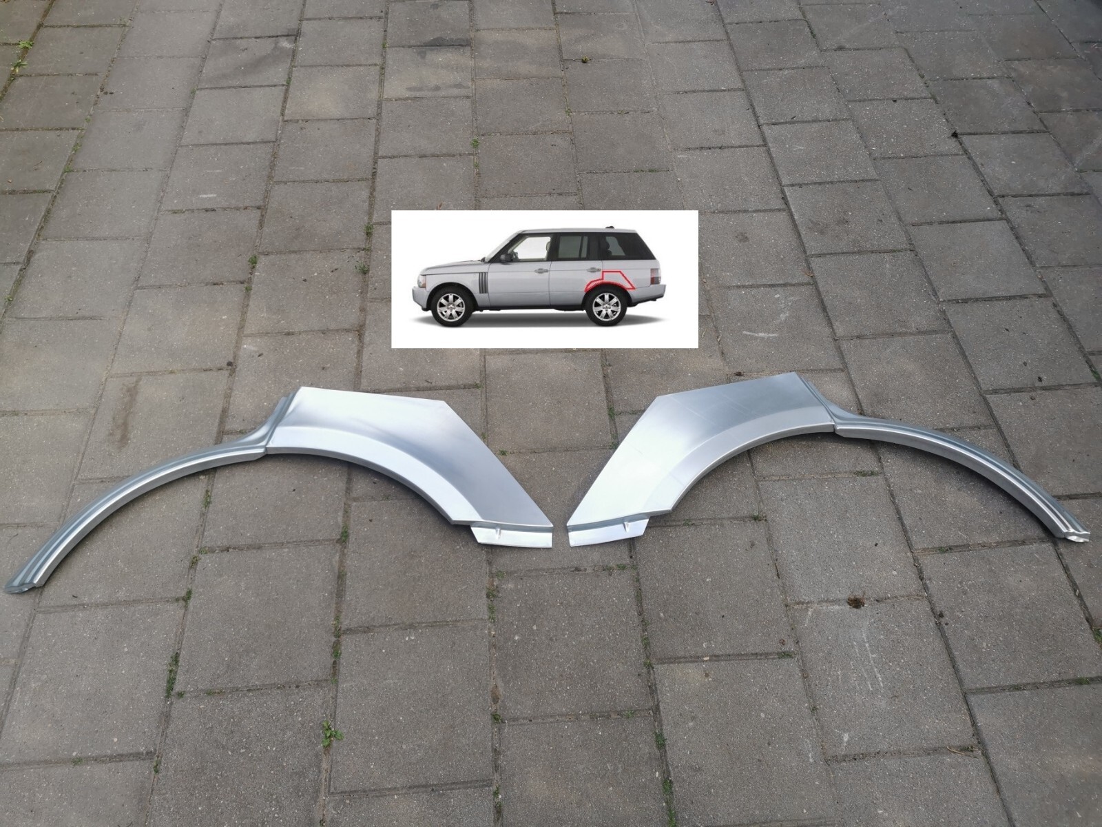 REAR WHEEL ARCH REPAIR PANEL FENDER PAIR FOR Land Rover Range Rover 3 L322