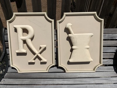 Vintage Pharmacy Sign for sale | Only 2 left at -75%