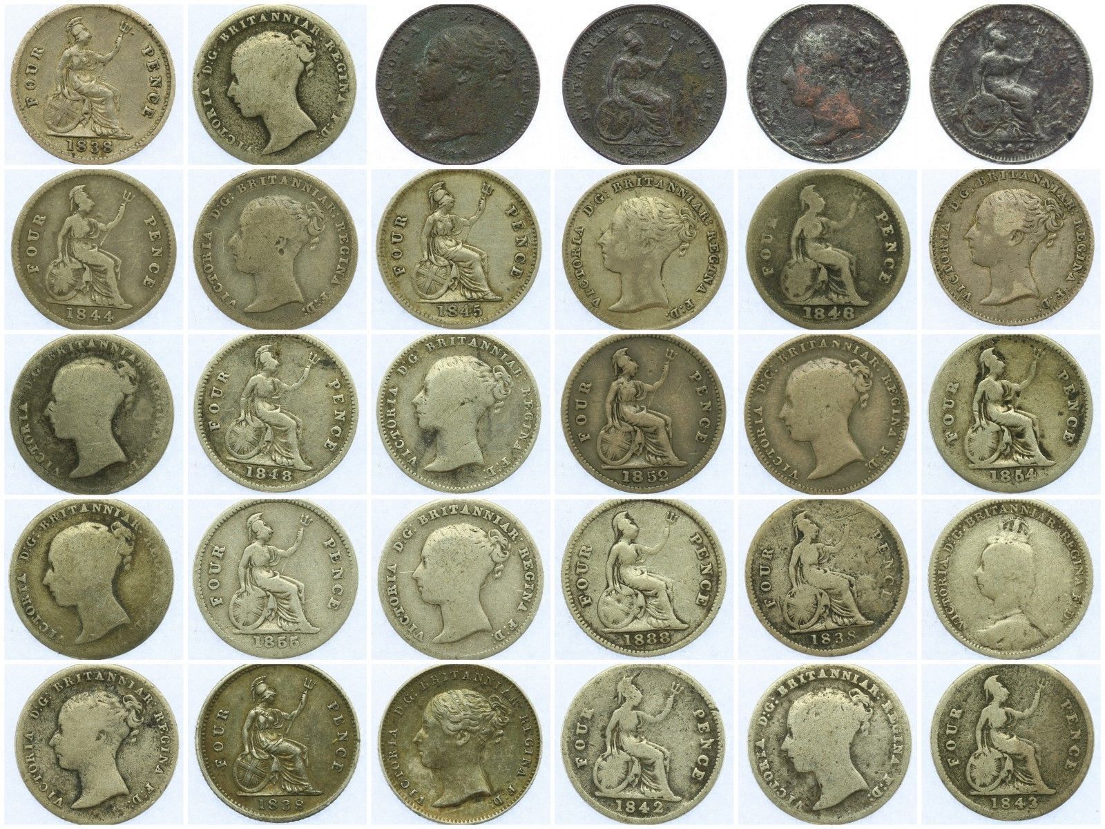 Victoria Fourpence & Groat Coins (1837-1901) for sale | eBay