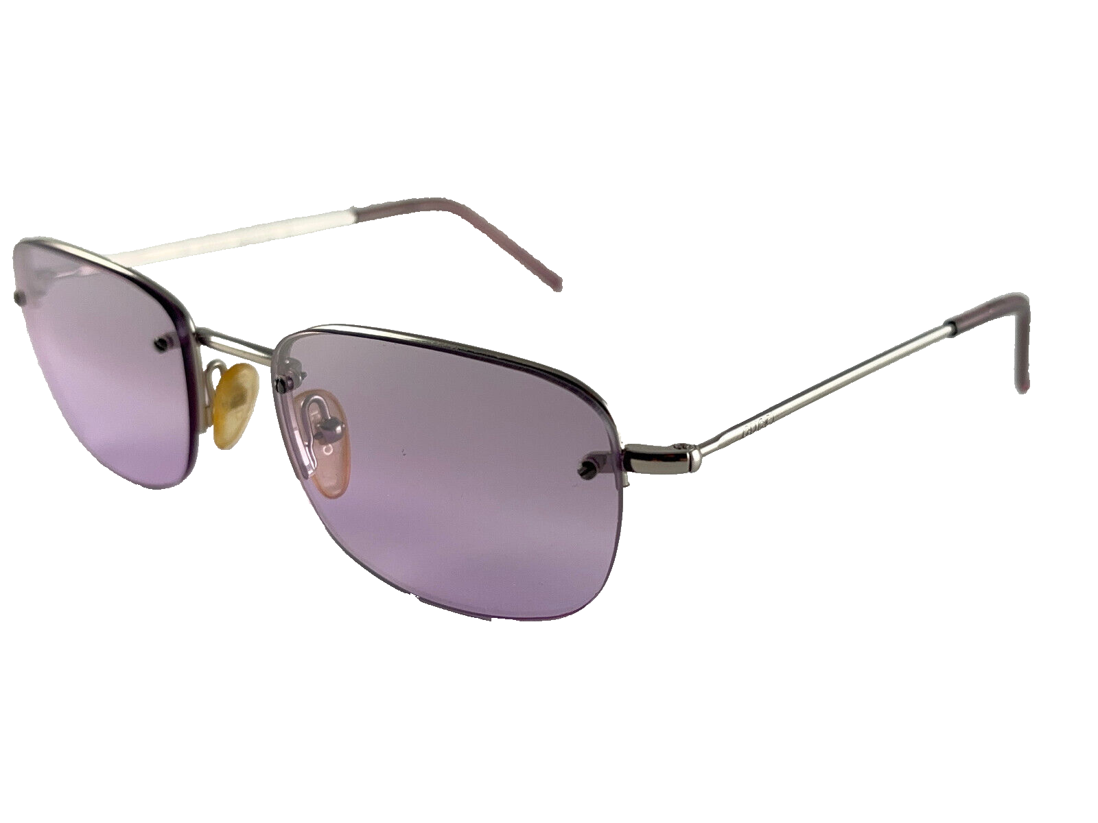NEW VINTAGE GUCCI GG1676 PURPLE SEMI RIMLESS SUNGLASSES NEW VINTAGE GUCCI GG1676 PURPLE SEMI RIMLESS SUNGLASSES