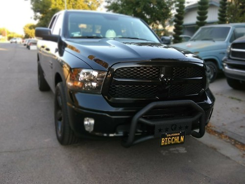 TYGER For 2009-2018 Ram 1500 Textured Black Bull Bar Bumper Guard | eBay