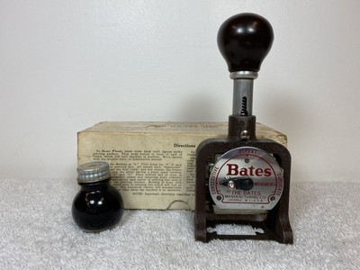 Numbering Machines - Vintage Bates Numberer Machine