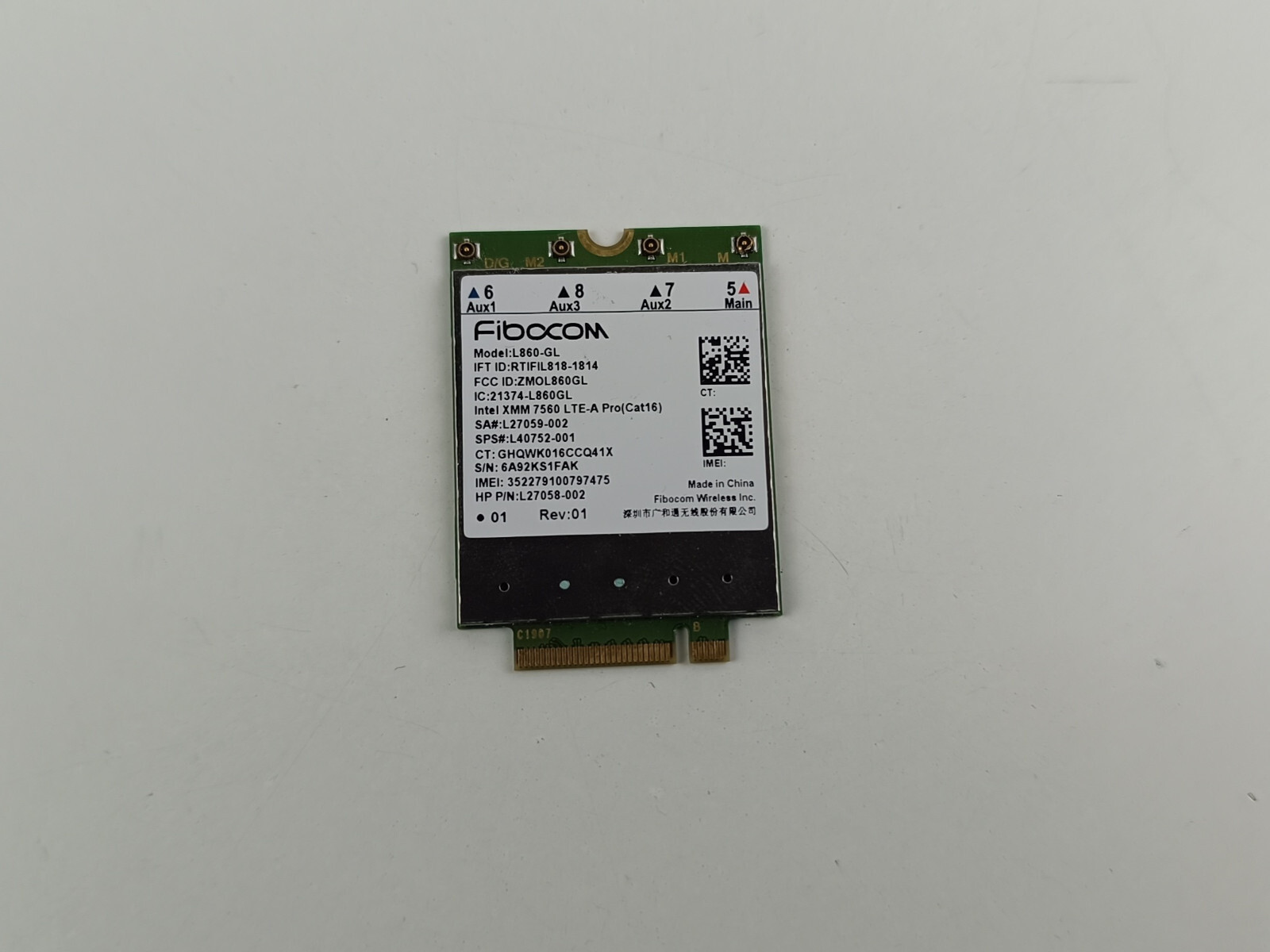 HP Elitebook x360 1030 G4 L860-GL 4G WWAN Modem Card | eBay HP Elitebook x360 1030 G4 L860-GL 4G WWAN Modem Card | eBay