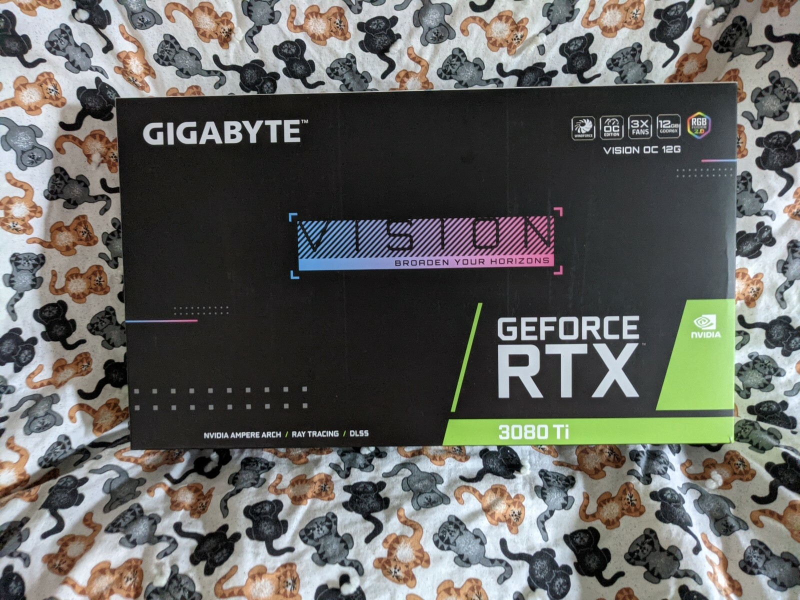 Купить Видеокарта GIGABYTE GeForce RTX 3080 Ti VISION OC 12GB GDDR6X ...