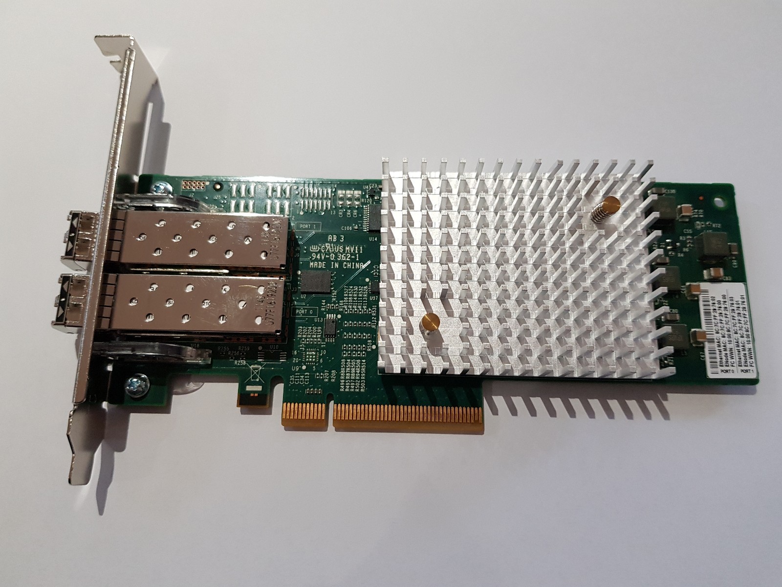 BROCADE 18602 16GB PCi-EXPRESS DUAL PORT SFP Card + 2 x SFP | eBay