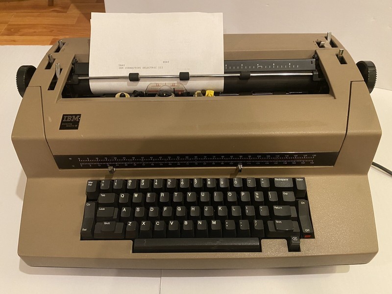1980 IBM Correcting Selectric III on the Typewriter Database