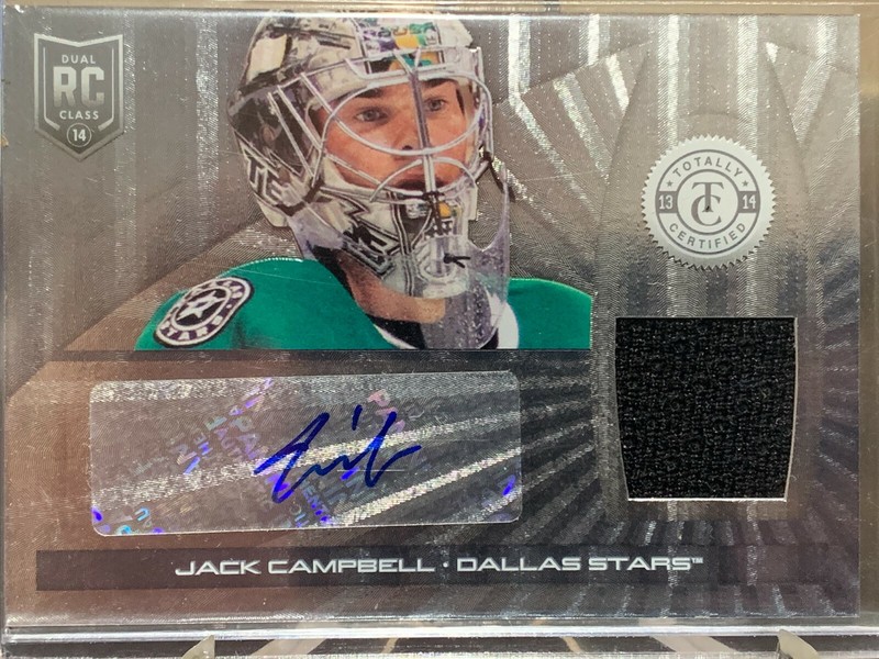 Jack Campbell Hockey Card Database - Newest Products will be shown ...