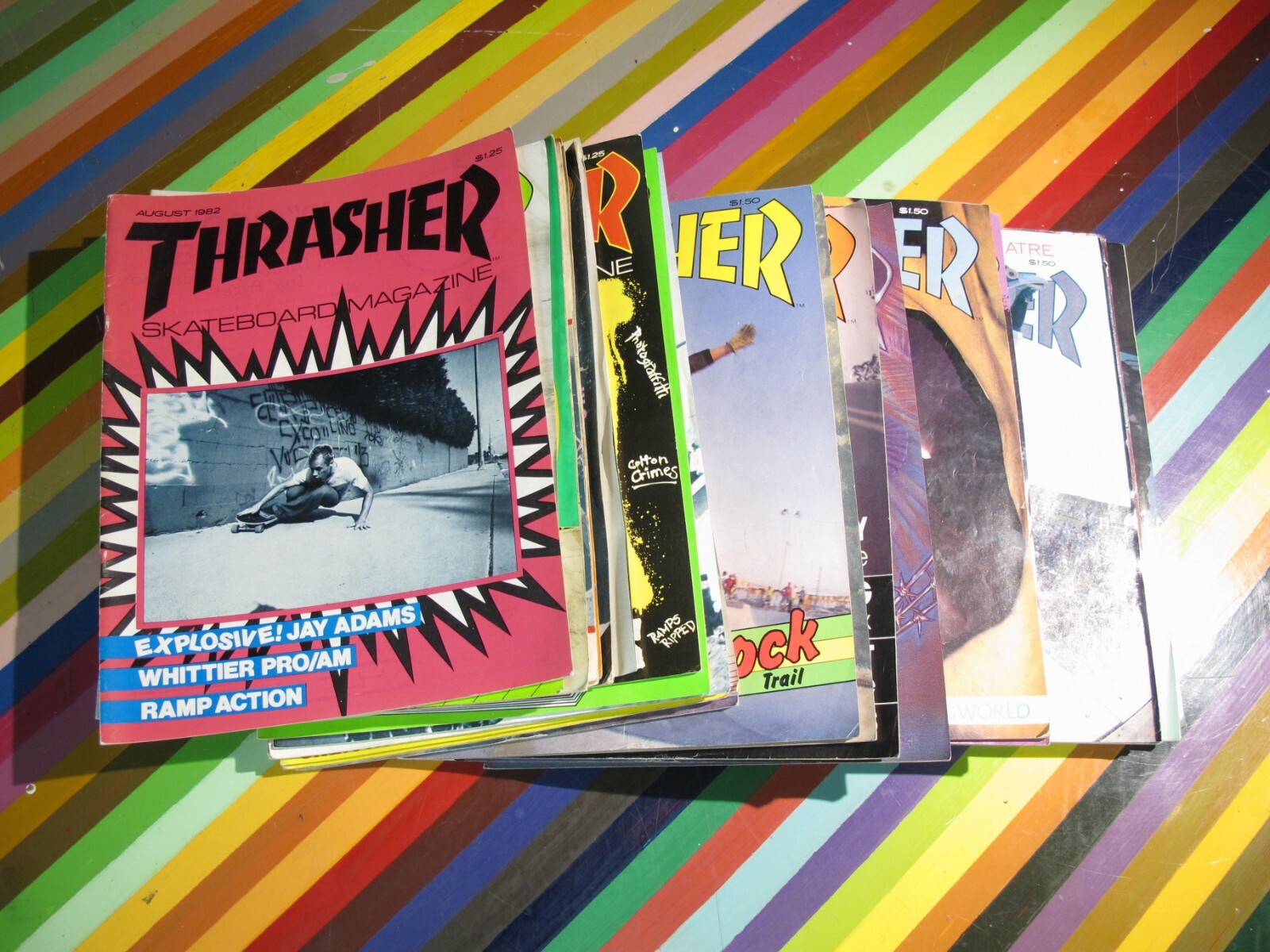 vtg 1980s Thrasher Skateboard Magazine - single issues 1982 vtg 1980s Thrasher Skateboard Magazine - single issues 1982