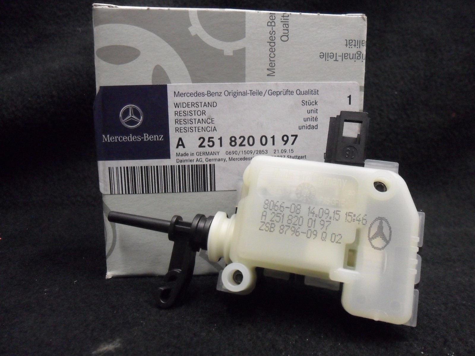 Genuine Mercedes-Benz S-Class ML CLS Fuel Flap Locking Actuator ...
