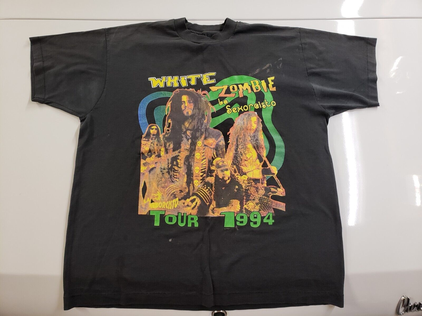 White Zombie Music Tour Band Black T-Shirt Cotton All Size White Zombie Music Tour Band Black T-Shirt Cotton All Size