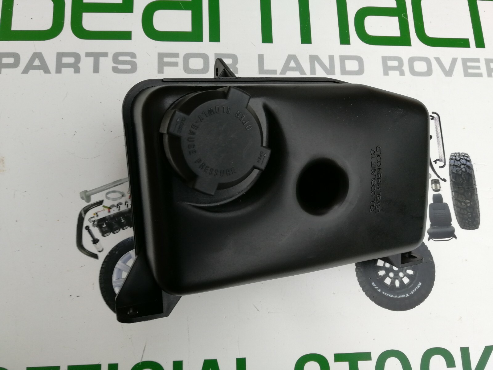 Land Rover Defender 90, 200tdi, 300TDi RADIATOR Expansion Tank+Cap ...