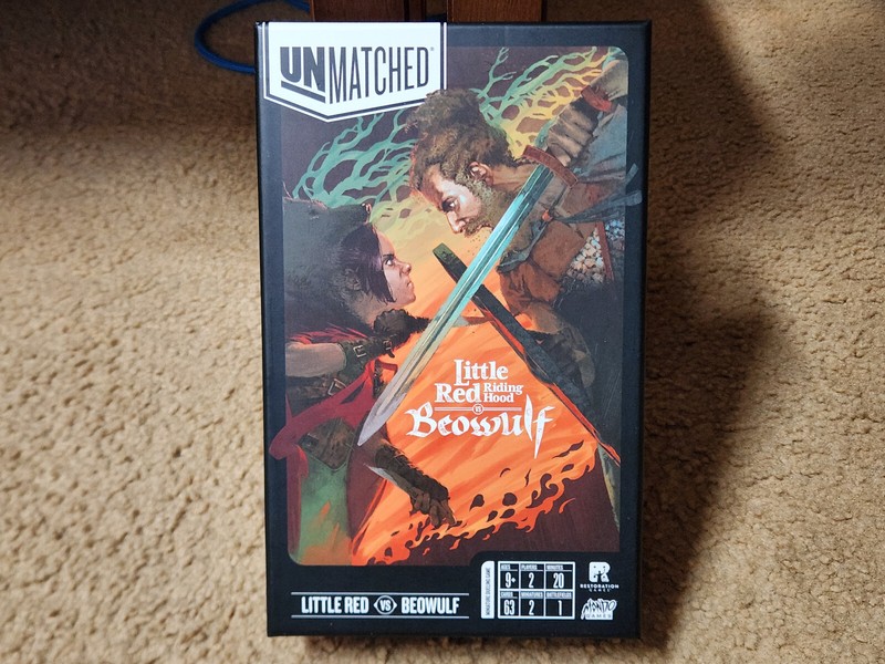 Unmatched: Little Red Riding Hood vs. Beowulf (2020) Board Game – Board ...