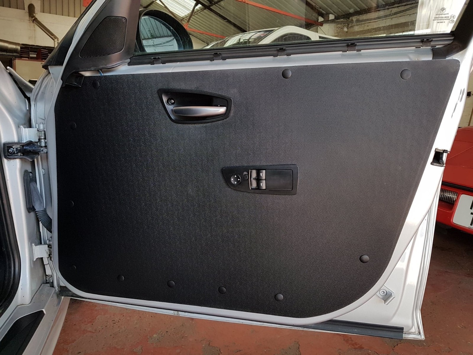 Race car door panels store